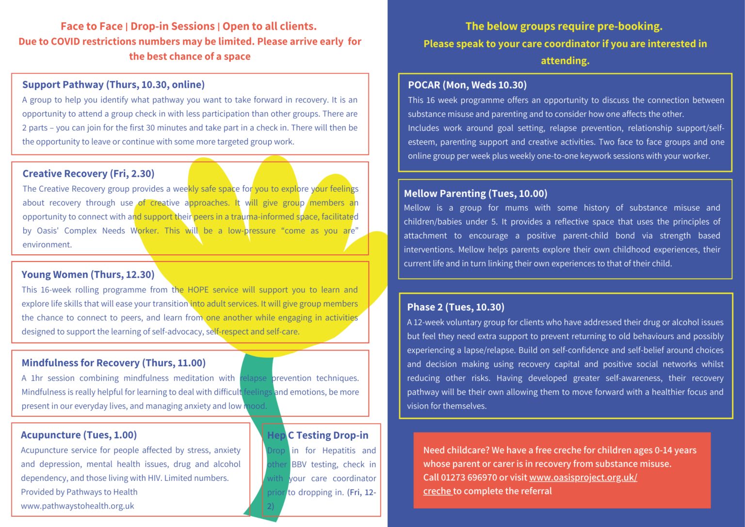 Oasis Project - We give hope to people affected by drugs & alcohol.