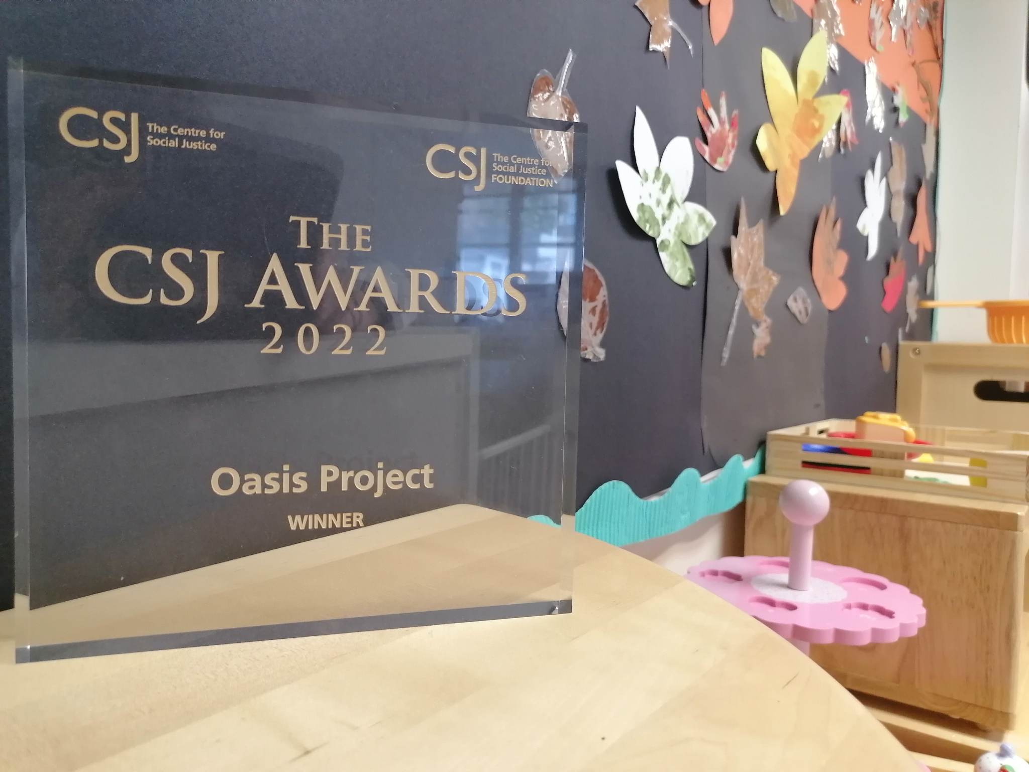 Oasis Project wins Prestigious CSJ 2022 Award! - Oasis Project