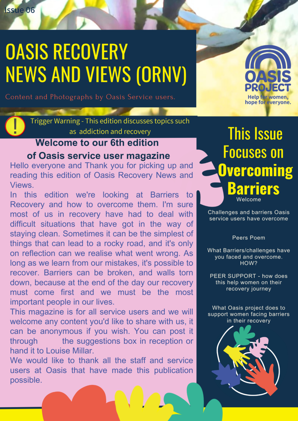 Oasis Recovery News and Views - Oasis Project